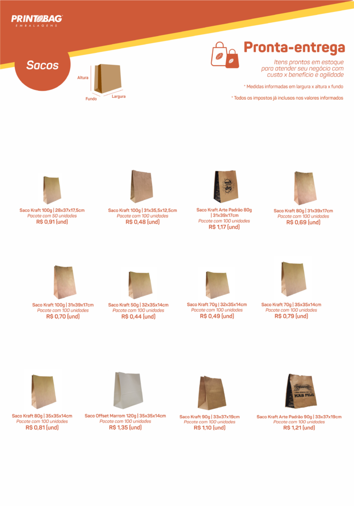 Pronta-entrega – Printbag